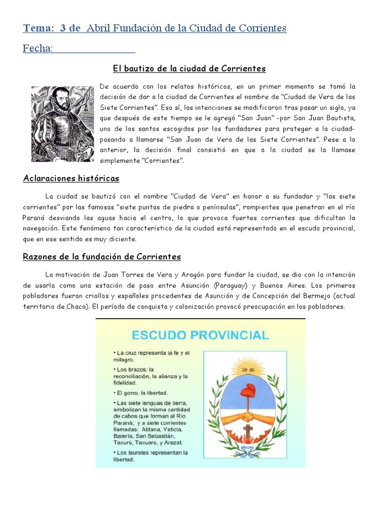 Fundación de Corrientes | PDF