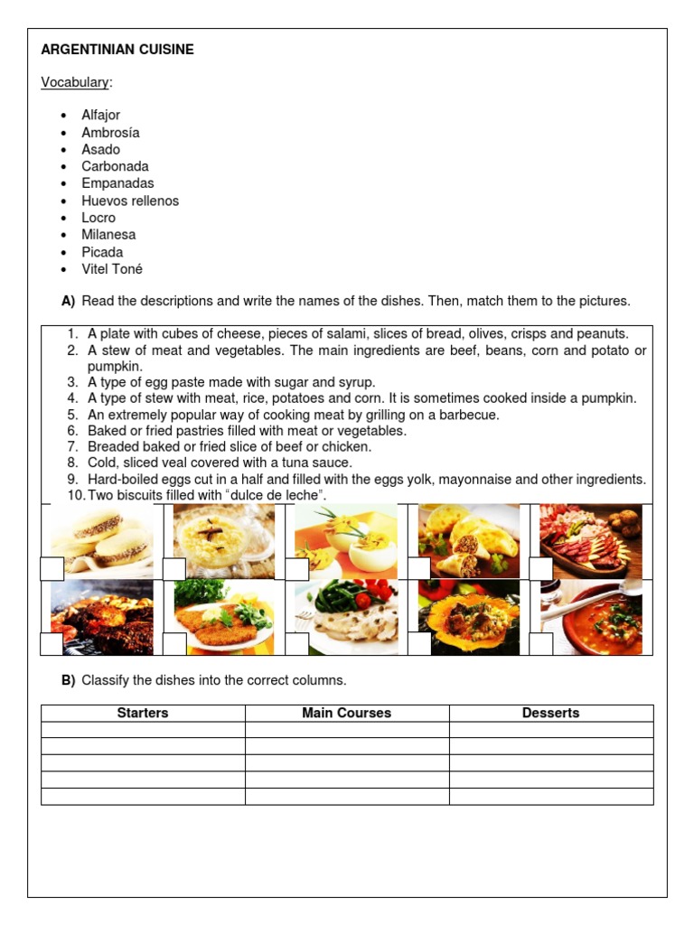 Argentinian Cuisine | PDF | Food Ingredients | Foods