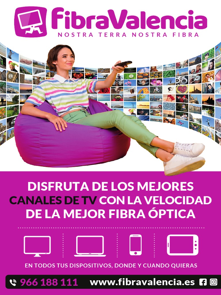 Mejores Canales de TV con Fibra Óptica | PDF | Televisión | Red de ...