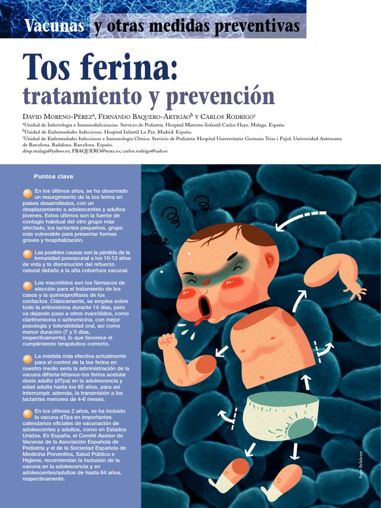 Tos Ferina:: Tratamiento y Prevención | PDF | Cuidado de la salud | Drogas