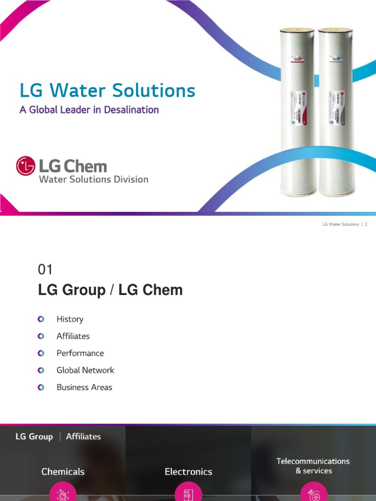 LG Water Solutions - Corporate Deck 2023 PDF | PDF | Membrane ...