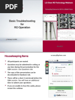 Reverse Osmosis - Check List | PDF