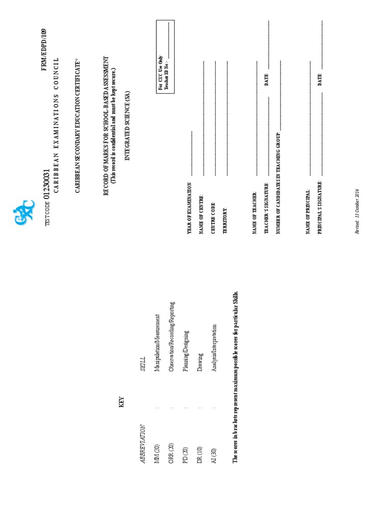 Record of Marks PDF | PDF | Teachers