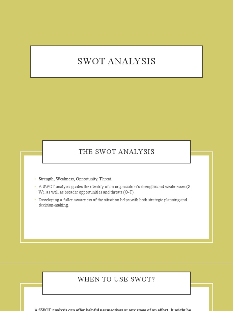 SGCE - SWOT and Scenario Planning | PDF | Swot Analysis | Scenario Planning
