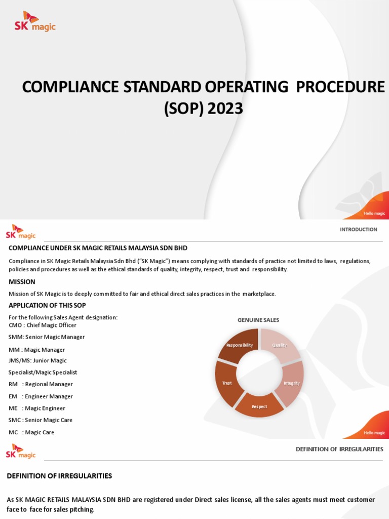 Compliance Sop 2023 | Download Free PDF | Credit Card | Payments