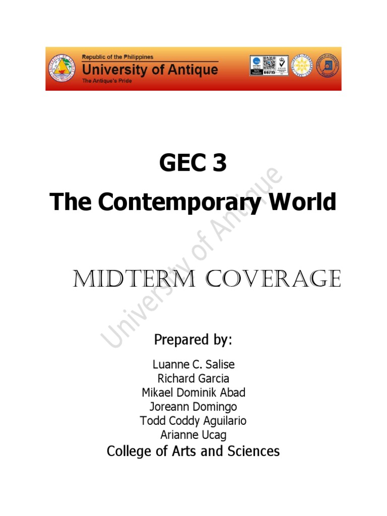 TCW - Midterm Module | PDF | World Systems Theory | Globalization