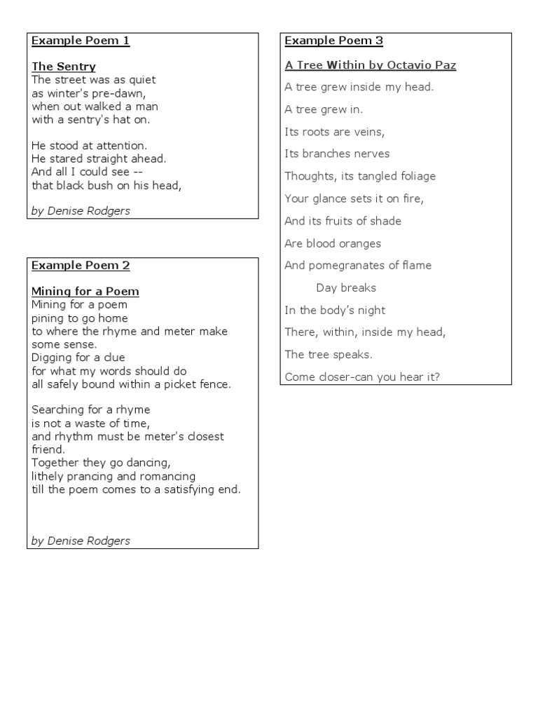 PoemsforAnalyzingPoetryActivity 1 PDF | PDF | Poetry