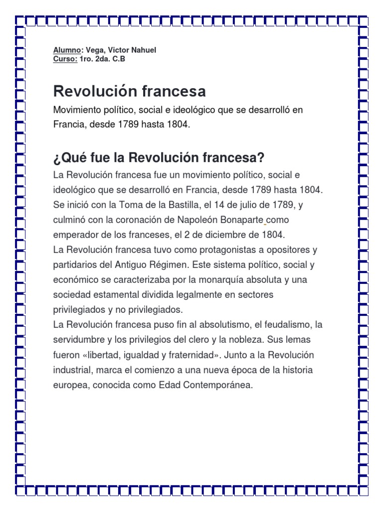 Revolución Francesa | PDF | revolución Francesa | Primer imperio francés
