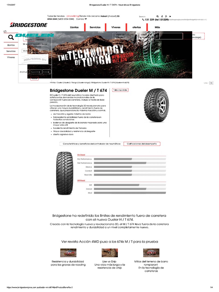 255-70R16 120 Q Mud Bridgestone | PDF