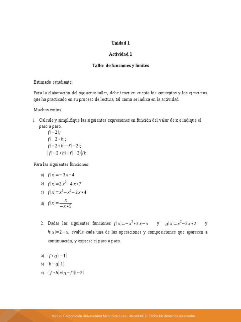 Uni1 Act1 Tal Sob Fun Lím | PDF