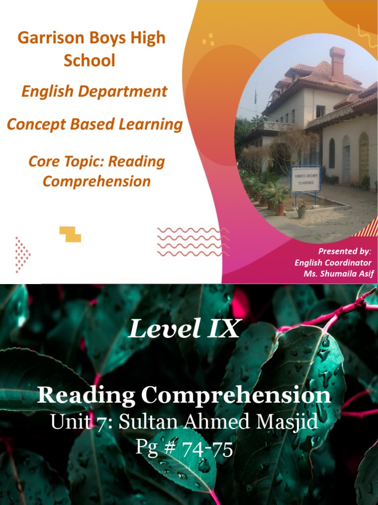 Concept Based Learning With Worksheet | PDF | Mosque | Architectural Design