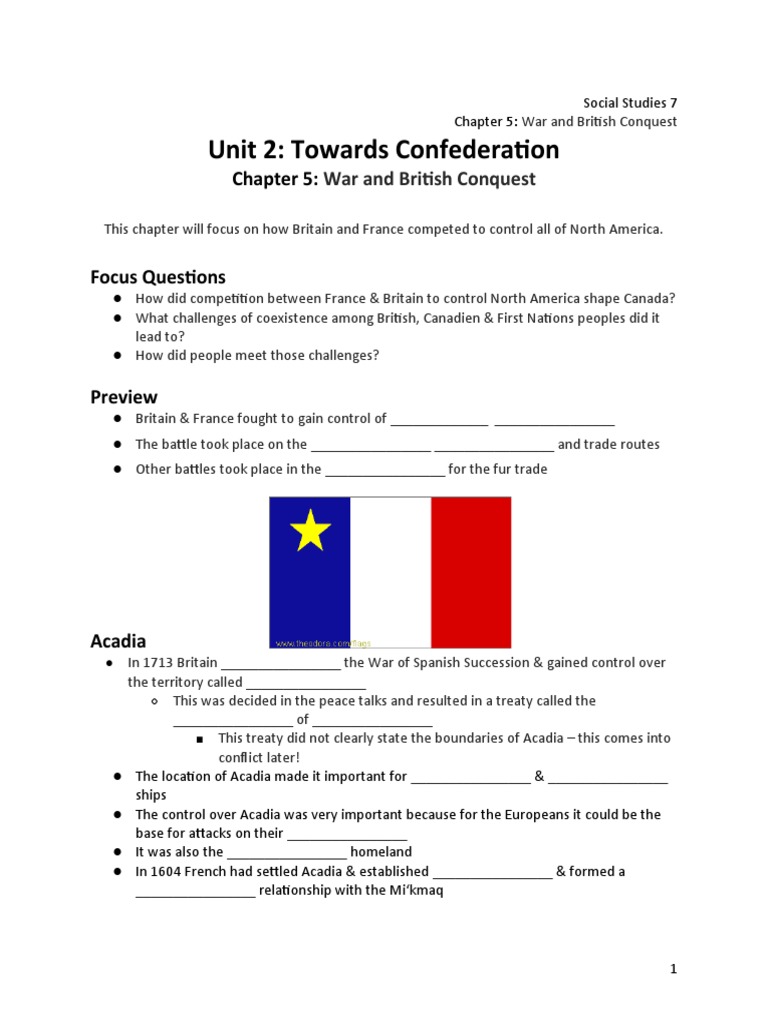 British Conquest and Acadian Deportation | PDF | Acadians | New France
