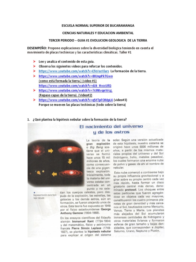 Evolución Geológica de la Tierra | PDF