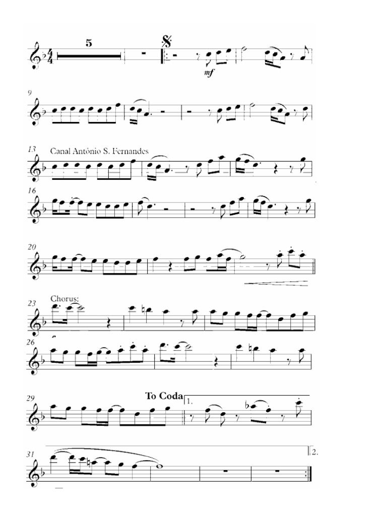 Thriller Alto Saxophone | PDF