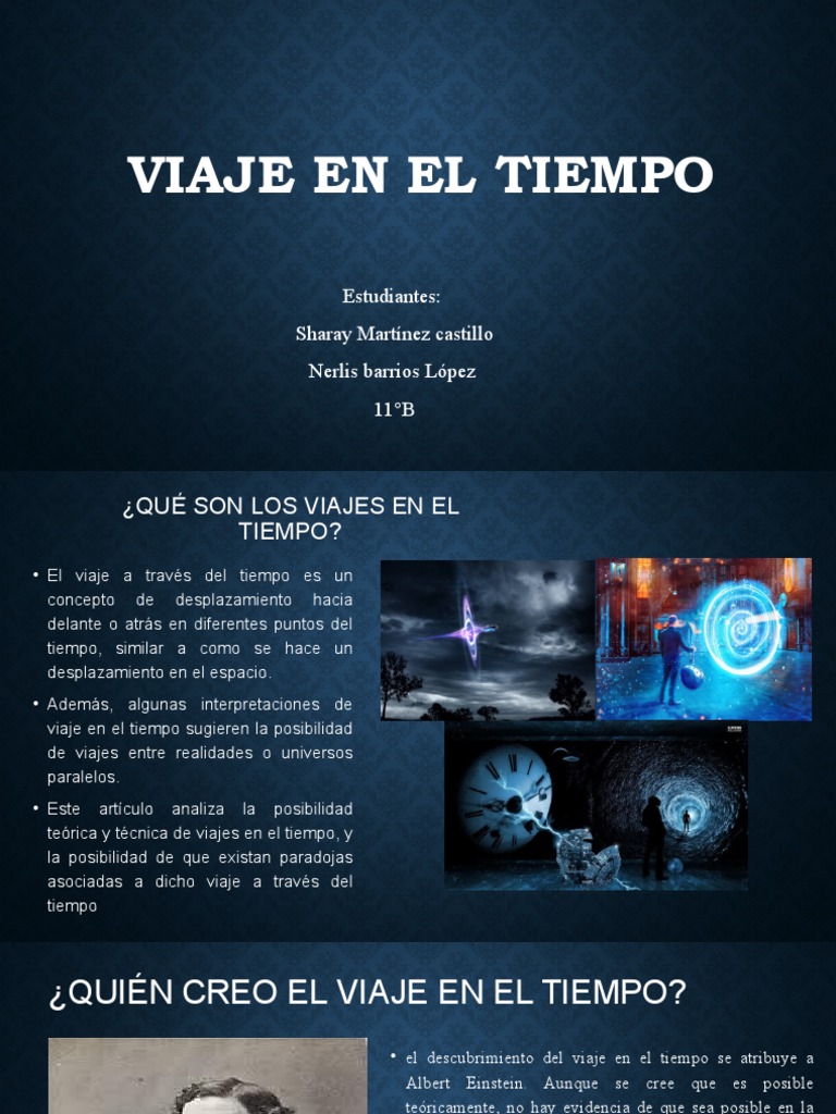 Viaje en El Tiempo | PDF | Viaje en el tiempo | Hora