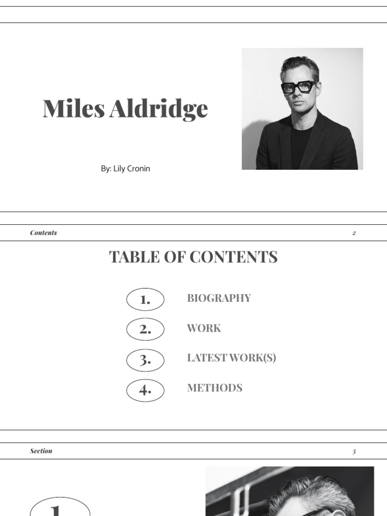 Miles Aldridge: Cinematic Photography Insights | PDF