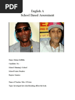 Csec English Sba Reflection 1 Notes and Samples | PDF