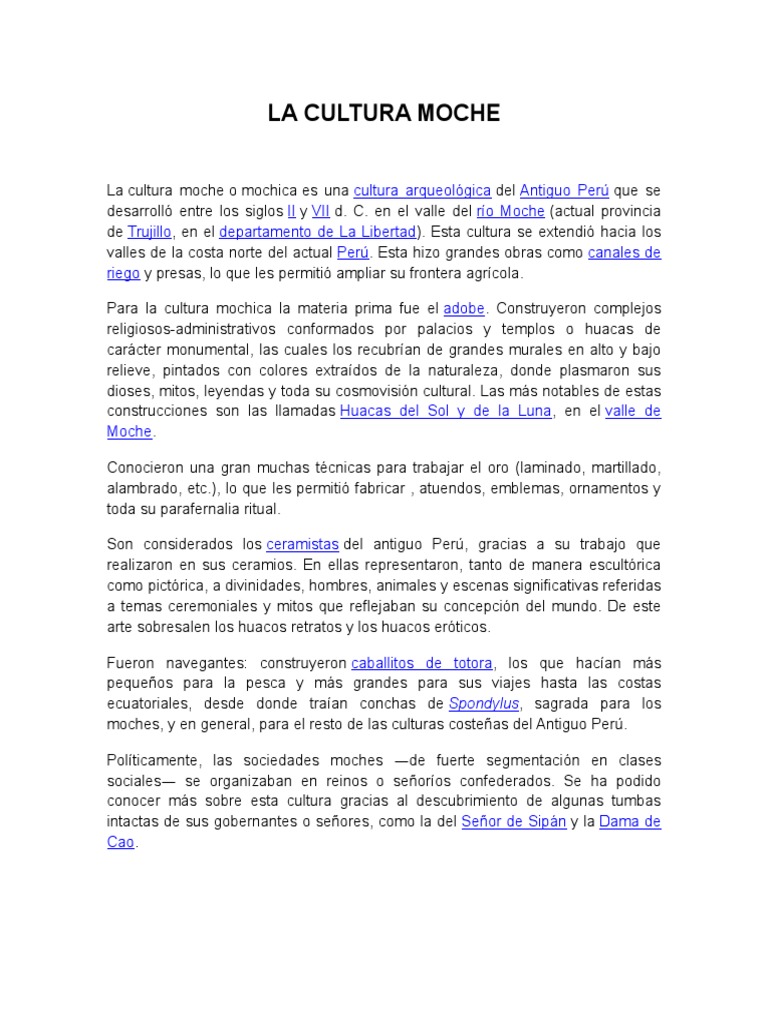 Mochica | PDF