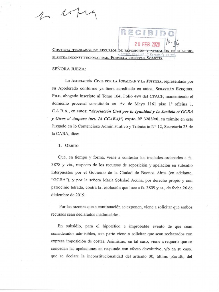26-02-20 - Contesta Traslados de Recursos de Reposición y de Apelación ...