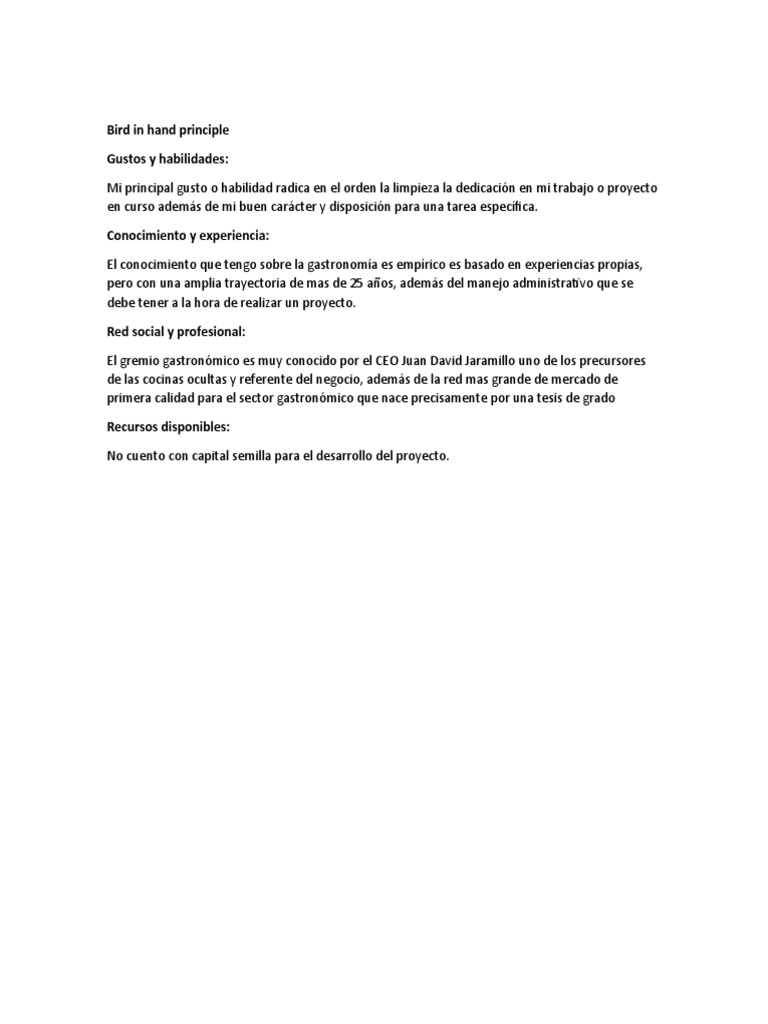 Bird in Hand Principle | PDF