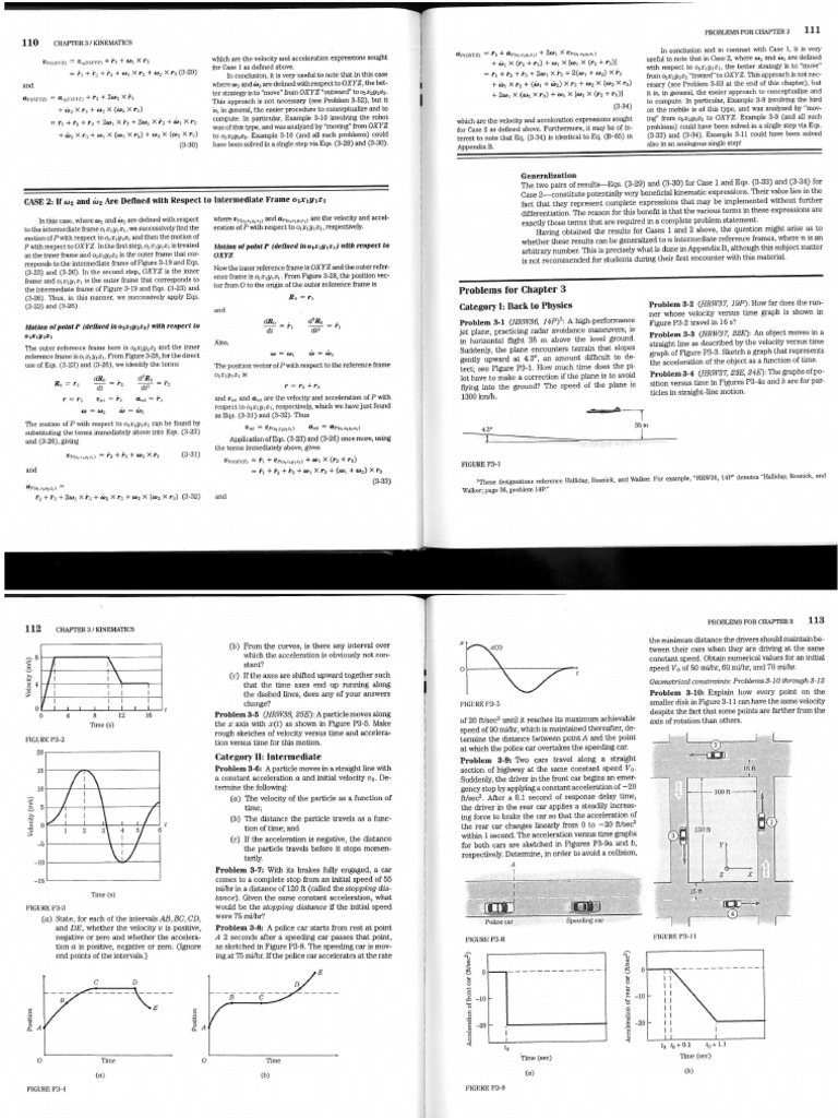 Fundamentals of Applied Dynamics Chapter 3 Exercises | PDF