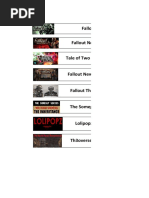 Fallout 3 Modlist | PDF