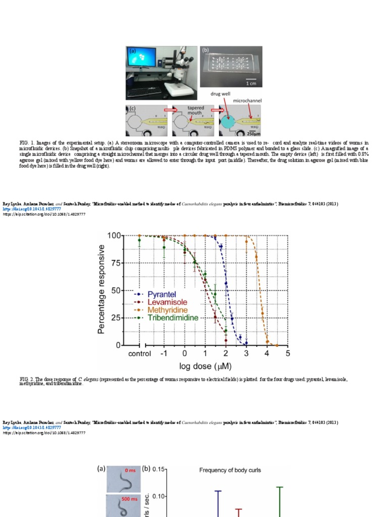 Phenotyping Worm Behavioral Response To Antibiotic Drugs | PDF | Chemistry | Physical Sciences