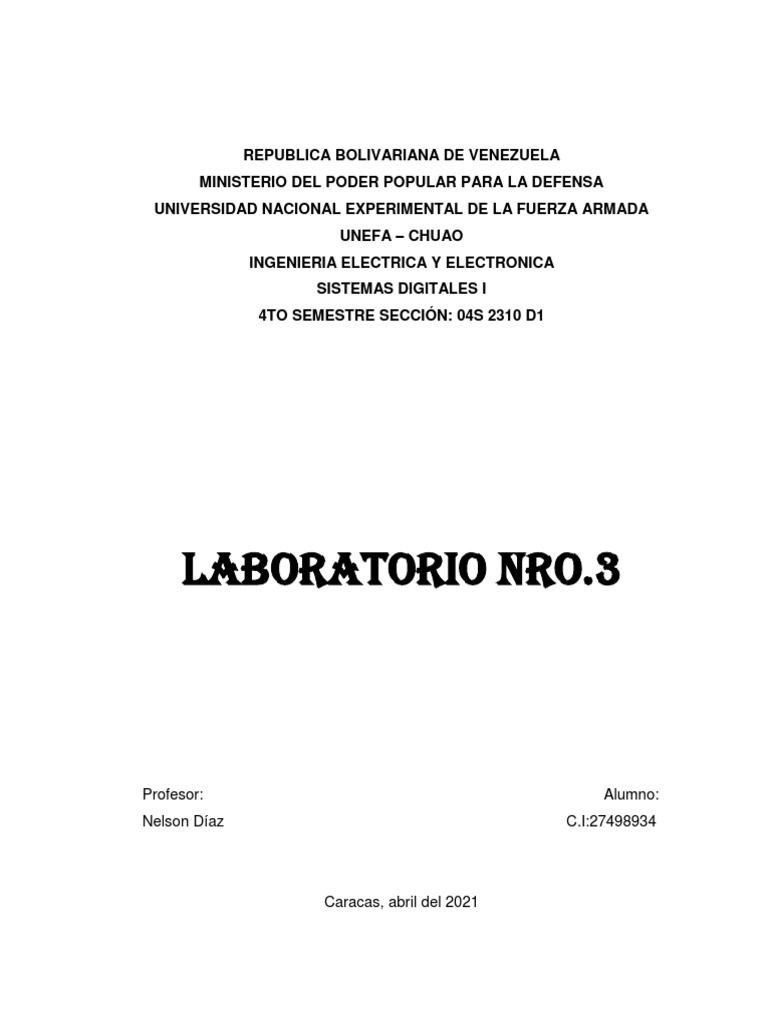 Laboratorio 03 27498934 | PDF | Números | Tecnología de información y comunicaciones