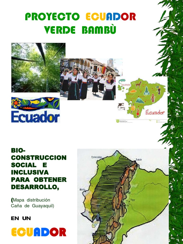 Formulación y Postulación de Proyecto ECUADOR VERDE PDF | PDF | Ecuador ...