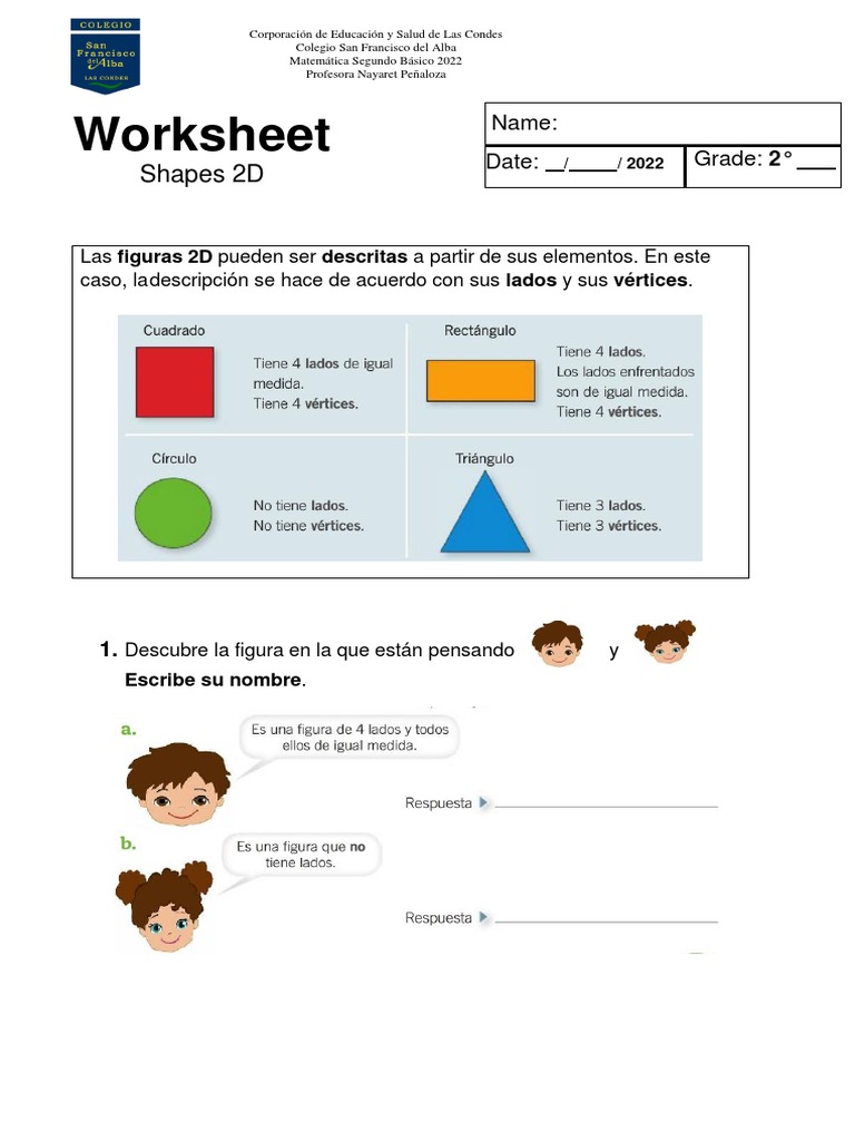 Guia Figuras 2d | PDF