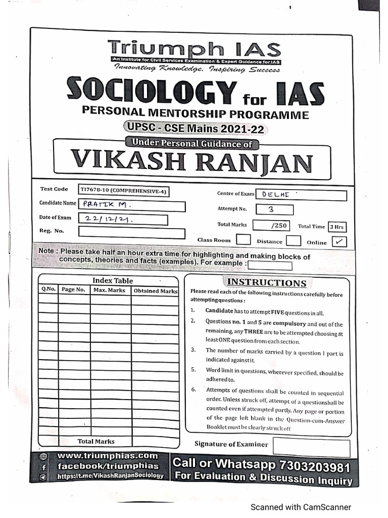 Vikas Sir 10 PDF | PDF