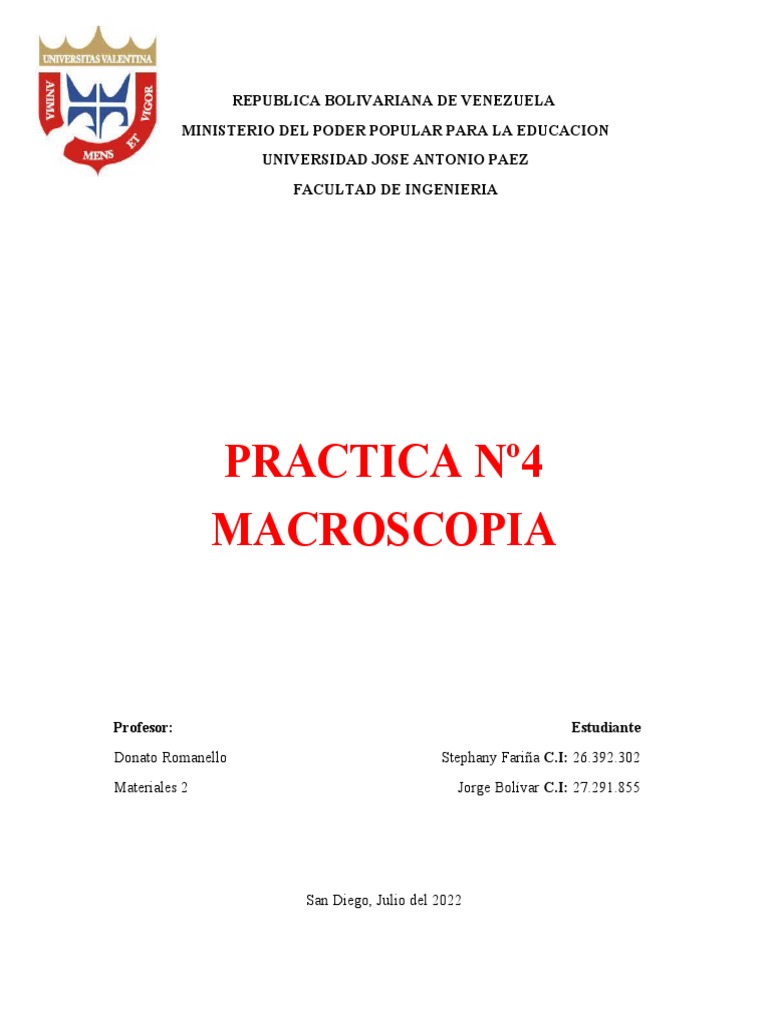 Practica 4-Macros | PDF | Nucleación | Física Aplicada e Interdisciplinaria