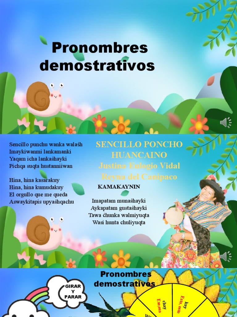 Clase 07 Pronombres Demostrativos | PDF