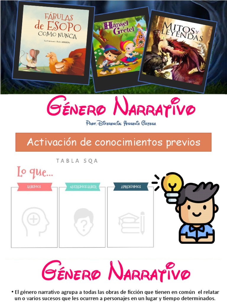 6° Género narrativo | PDF | Narración | Cuentos