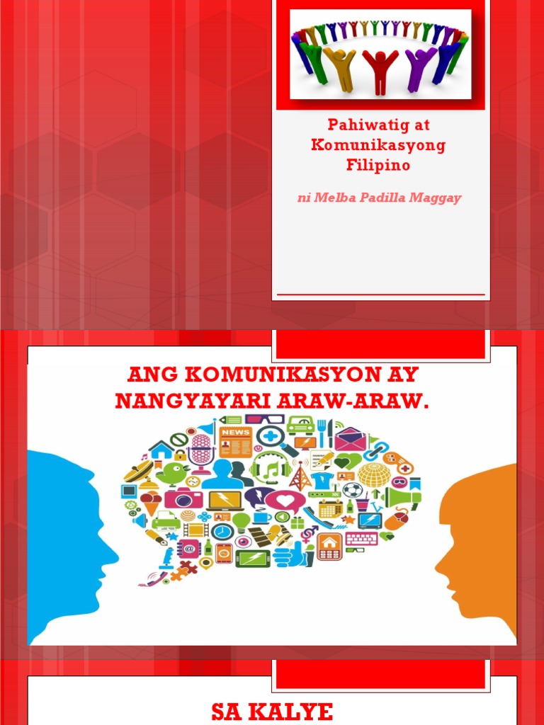 ARALIN 2 Pahiwatig at Komunikasyong Filipino | PDF