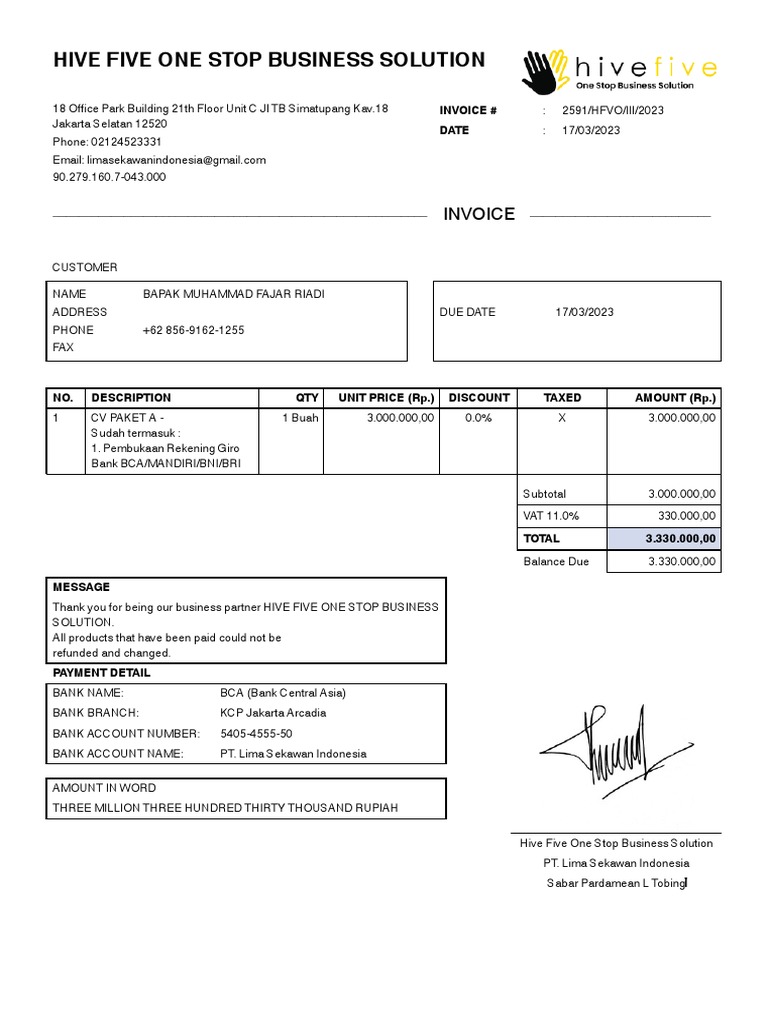Bapak Muhammad Fajar Riadi | PDF