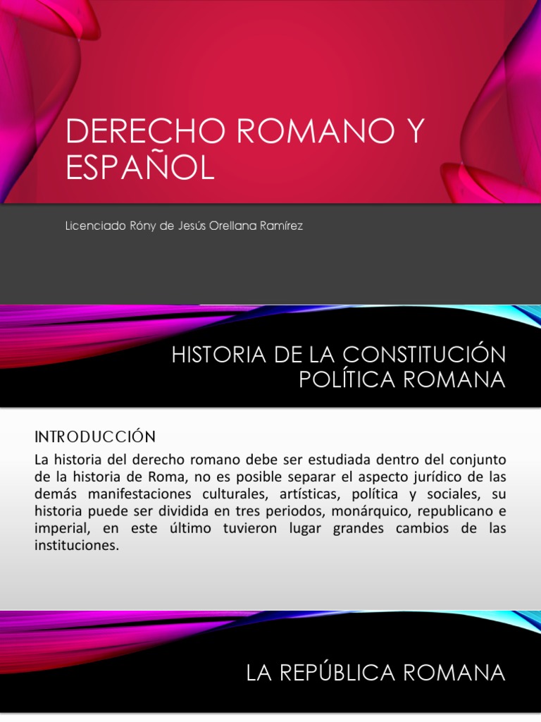 2 Historia De La Constitución Romana Pdf