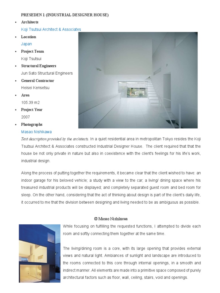 House Design Presedent | PDF | Building Engineering | Building Technology