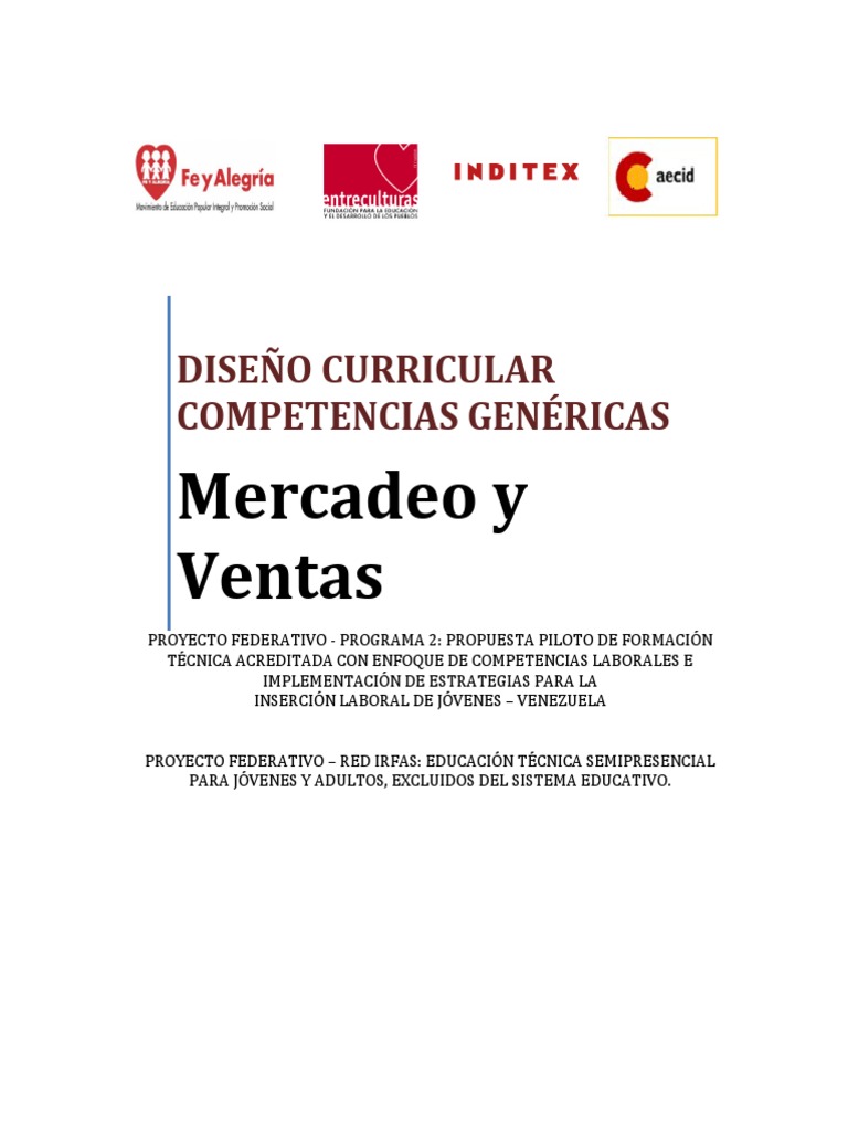 Generica-Modulo-Mercadeo y Ventas | PDF | Marketing | Publicidad
