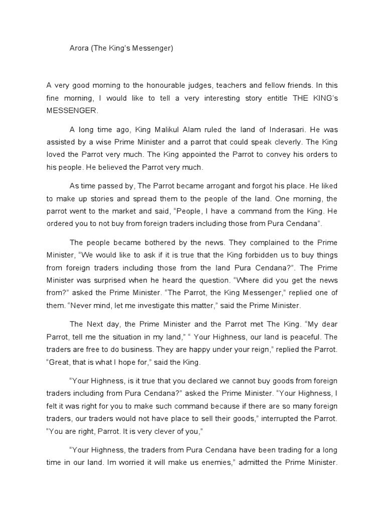 Story Telling Text | PDF