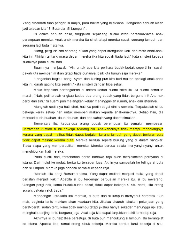 Si Buta Dan Si Lumpuh - Shawn | PDF | Fiksi Misteri, Thriller, & Kejahatan