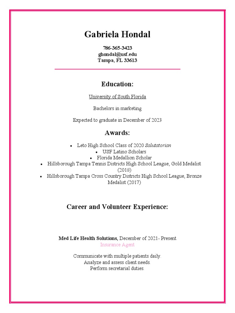 GH Resume | Download Free PDF | Learning