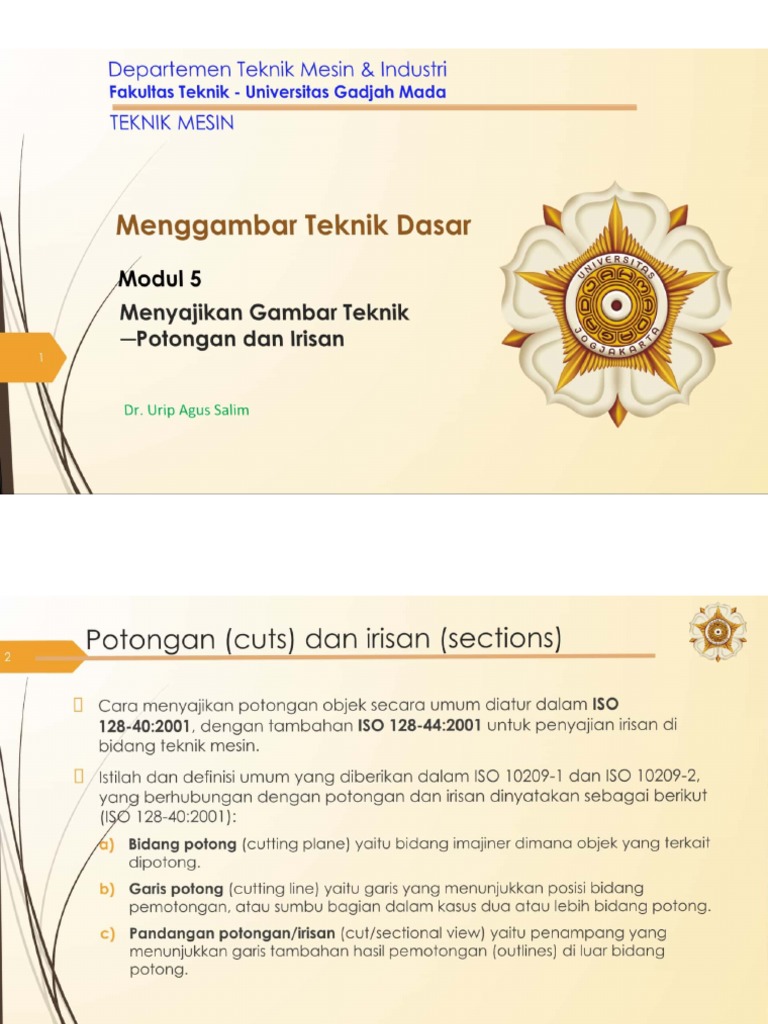 Gamtek 5 - Potongan Dan Irisan | PDF