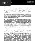 Emcee Script For Webinar (ISTORYA-HANAY) | PDF