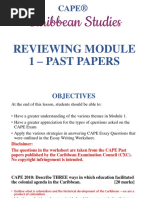 CAPE CARIBBEAN STUDIES - STUDY GUIDE | PDF | Caribbean | Kingdom Of The Netherlands