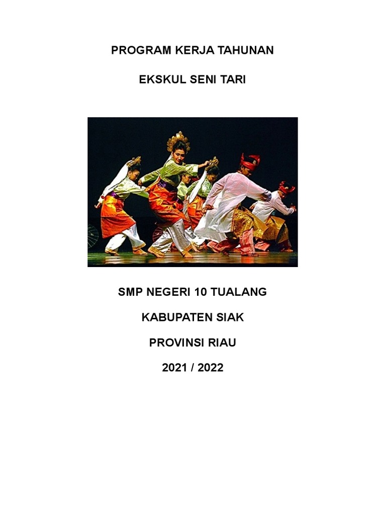 Program Ekskul Tari SMPN 10 Tualang | PDF | Karier & Perkembangan