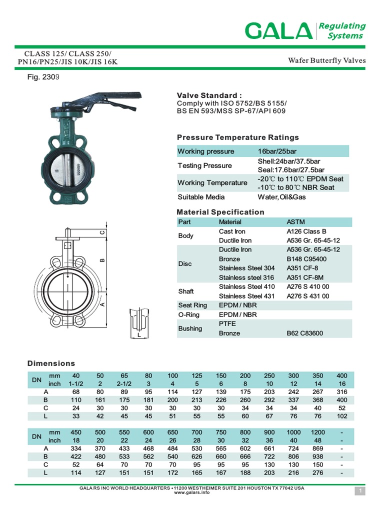 2309+QT04 - Gala-Motorized Butterfly Valve | PDF | Valve | Mechanical ...