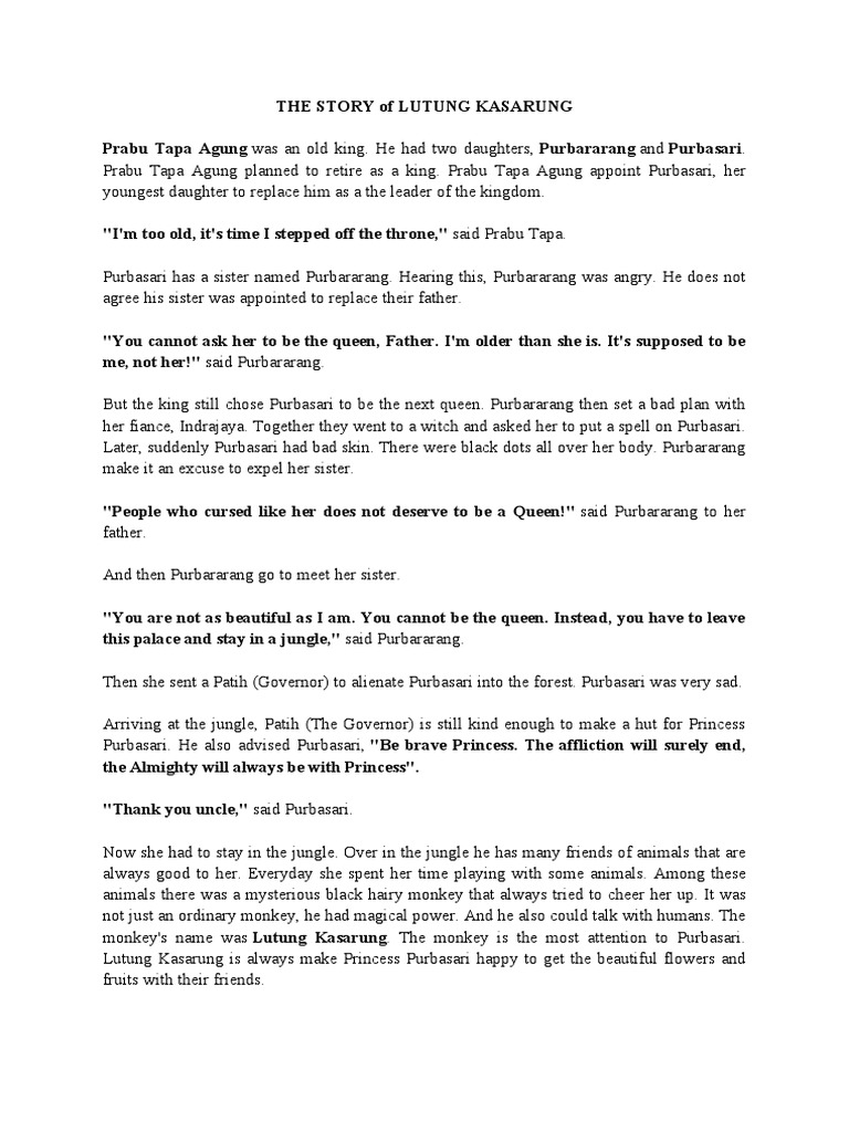 Teks Lomba Story Telling 2022 | PDF