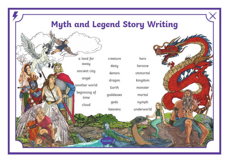 Myth and Legends Word Mat PDF | PDF
