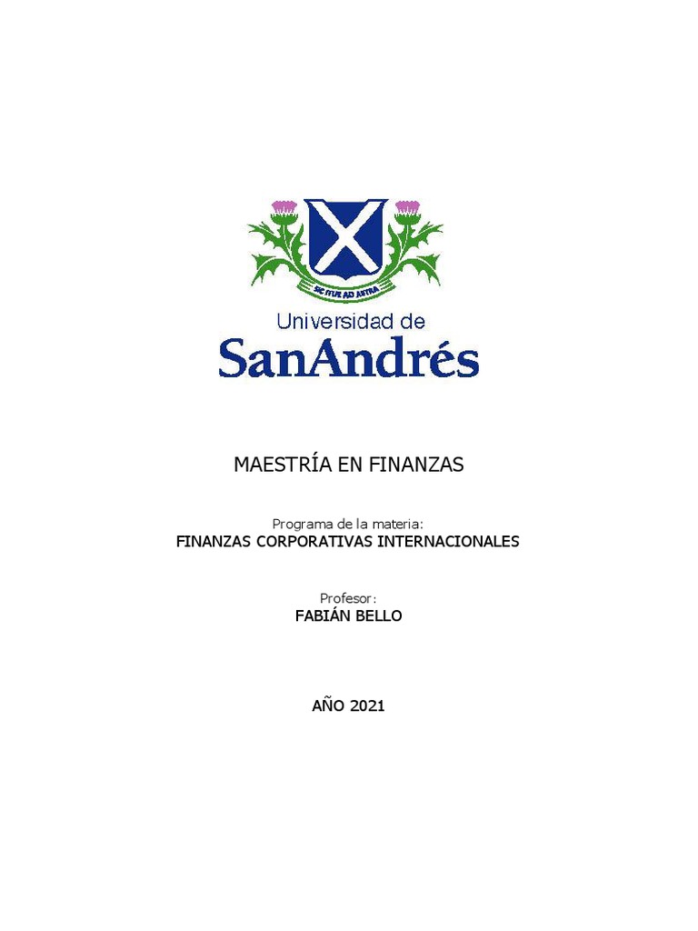 MF4100 Programa FCI | PDF | Deuda | Inversiones